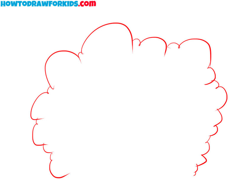 How to Draw Curly Hair - Easy Drawing Tutorial For Kids
