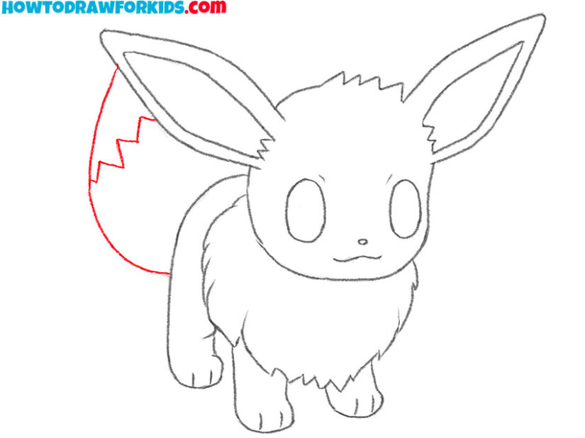 How to Draw Eevee - Easy Drawing Tutorial For Kids