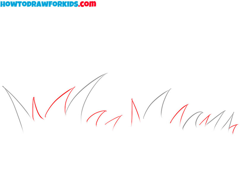 How to Draw Grass - Easy Drawing Tutorial For Kids