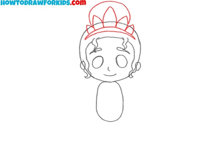 How to Draw Princess Tiana - Easy Drawing Tutorial For Kids