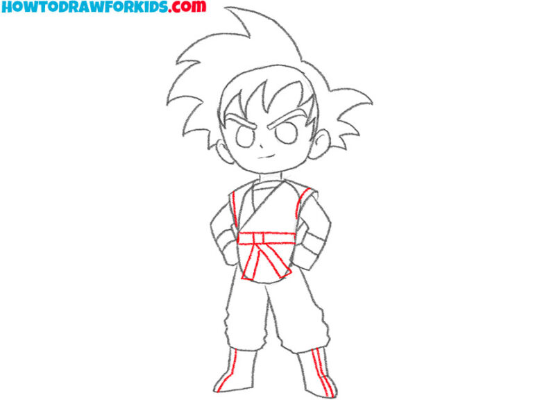 How to Draw Goku - Easy Drawing Tutorial For Kids