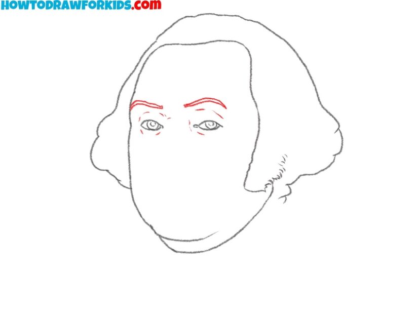 How to Draw George Washington - Easy Drawing Tutorial For Kids