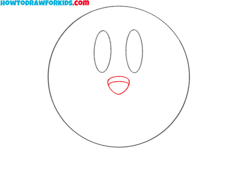 How to Draw Kirby - Easy Drawing Tutorial For Kids