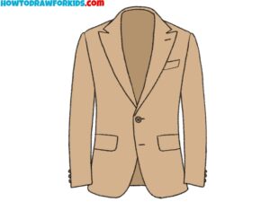 How to Draw a Blazer - Easy Drawing Tutorial For Kids