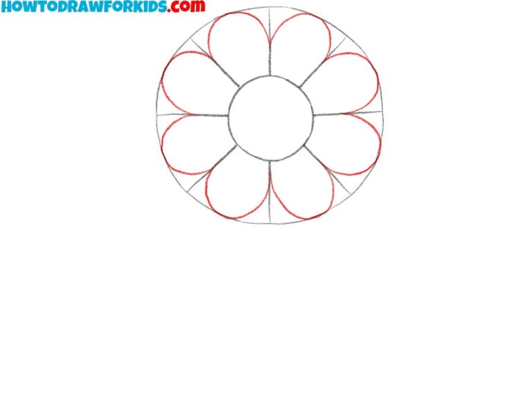 How to Draw a Chamomile - Easy Drawing Tutorial For Kids