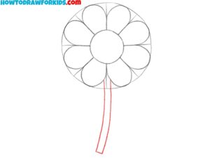 How to Draw a Chamomile - Easy Drawing Tutorial For Kids