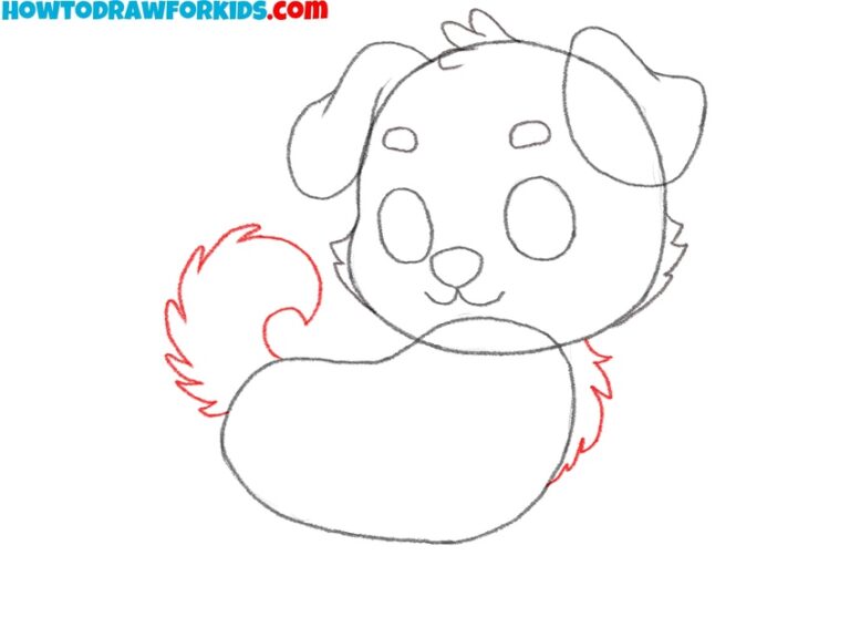 How to Draw a Cute Dog - Easy Drawing Tutorial For Kids