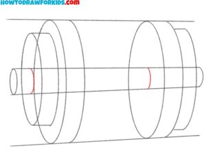 How to Draw a Dumbbell - Easy Tutorial For Kids