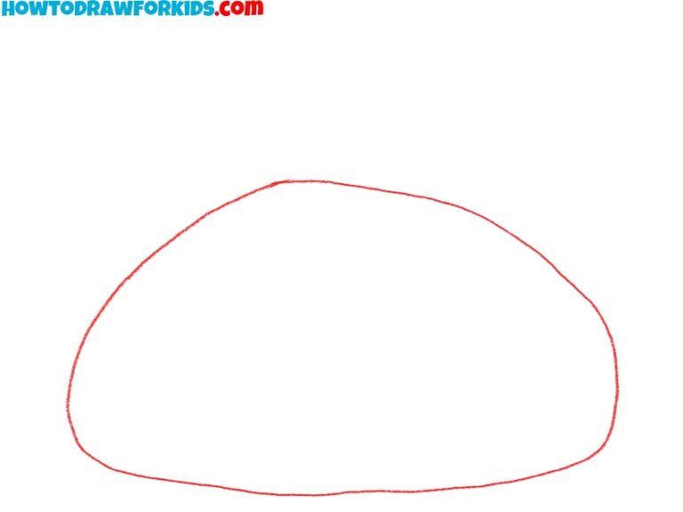 How to Draw a Dumpling - Easy Drawing Tutorial For Kids