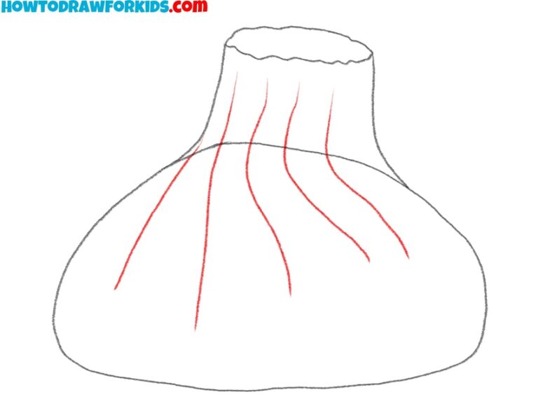 How to Draw a Dumpling - Easy Drawing Tutorial For Kids