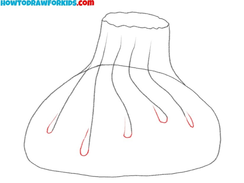 How to Draw a Dumpling - Easy Drawing Tutorial For Kids