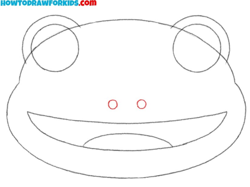 How to Draw a Frog Face - Drawing Tutorial For Kids