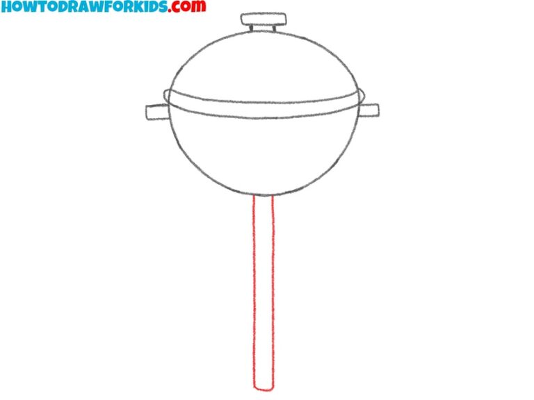 How to Draw a Grill - Easy Tutorial For Kids
