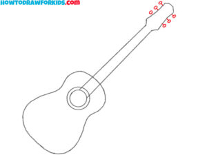 How to Draw a Guitar - Easy Drawing Tutorial For Kids