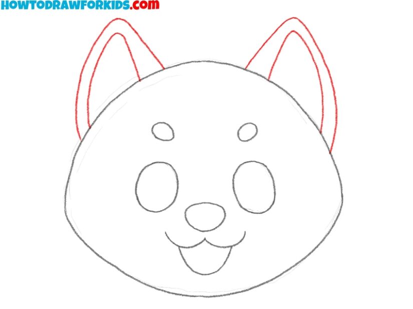 How to Draw a Husky Face - Easy Drawing Tutorial For Kids