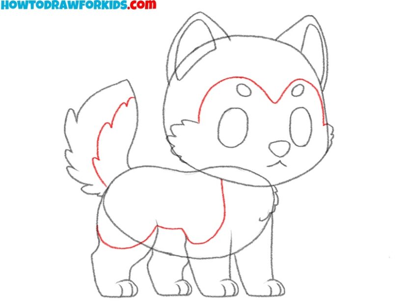 How to Draw a Husky - Easy Drawing Tutorial For Kids