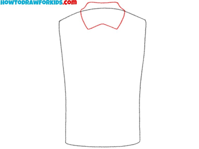 How to draw a Polo Shirt - Easy Drawing Tutorial For Kids