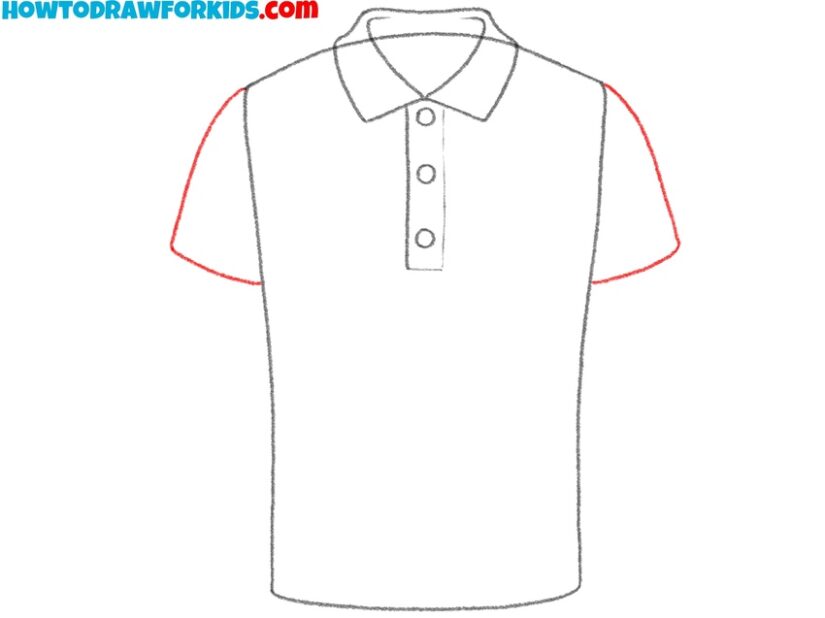 How to draw a Polo Shirt - Easy Drawing Tutorial For Kids