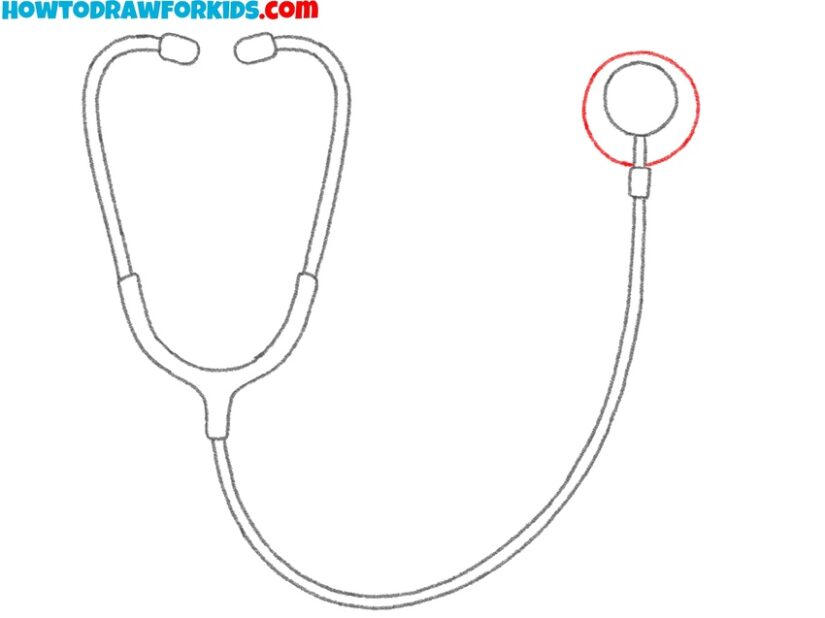 How to Draw a Stethoscope - Easy Drawing Tutorial For Kids