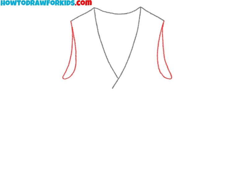 How to Draw a Vest - Easy Tutorial For Kids