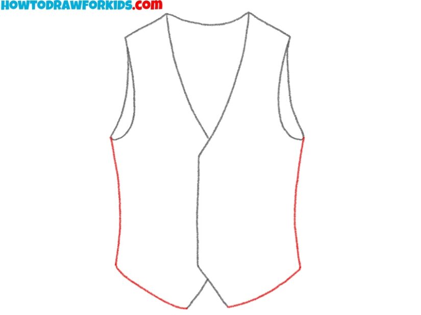 How to Draw a Vest - Easy Tutorial For Kids