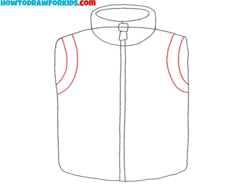 How to Draw a Winter Vest - Easy Drawing Tutorial