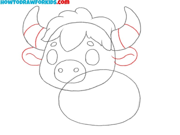 How to Draw a Yak - Easy Drawing Tutorial For Kids