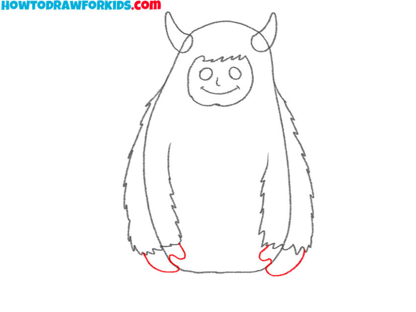 How to Draw a Yeti - Easy Tutorial For Kids