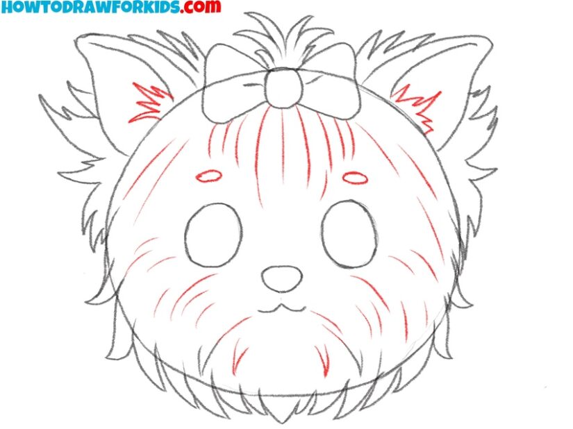 How to Draw a Yorkie Face - Easy Drawing Tutorial For Kids
