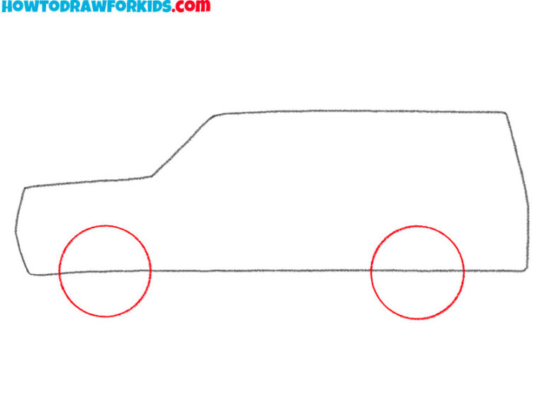 How to Draw an SUV - Easy Tutorial For Kids