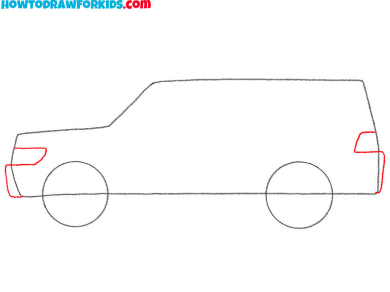 How to Draw an SUV - Easy Tutorial For Kids