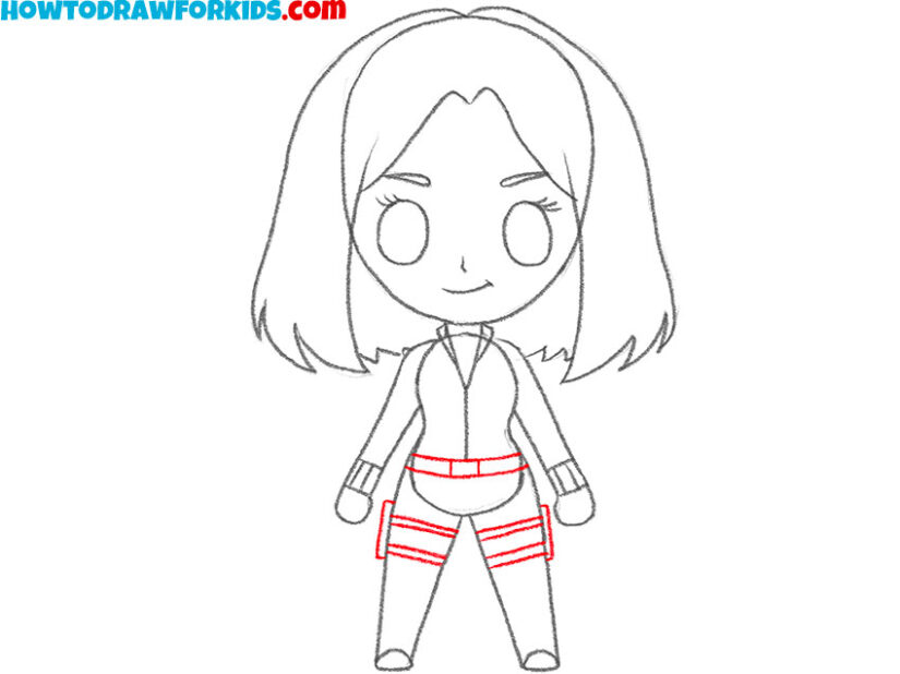 How to Draw Black Widow - Easy Drawing Tutorial For Kids