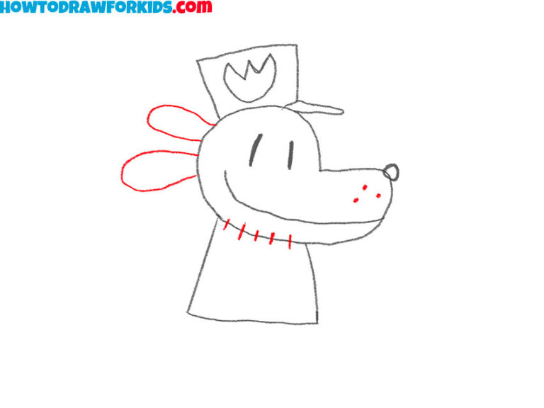 How to Draw Dog Man - Easy Drawing Tutorial For Kids