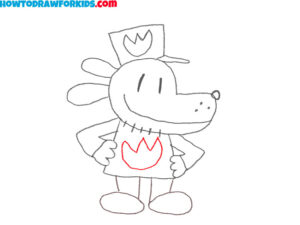 How to Draw Dog Man - Easy Drawing Tutorial For Kids