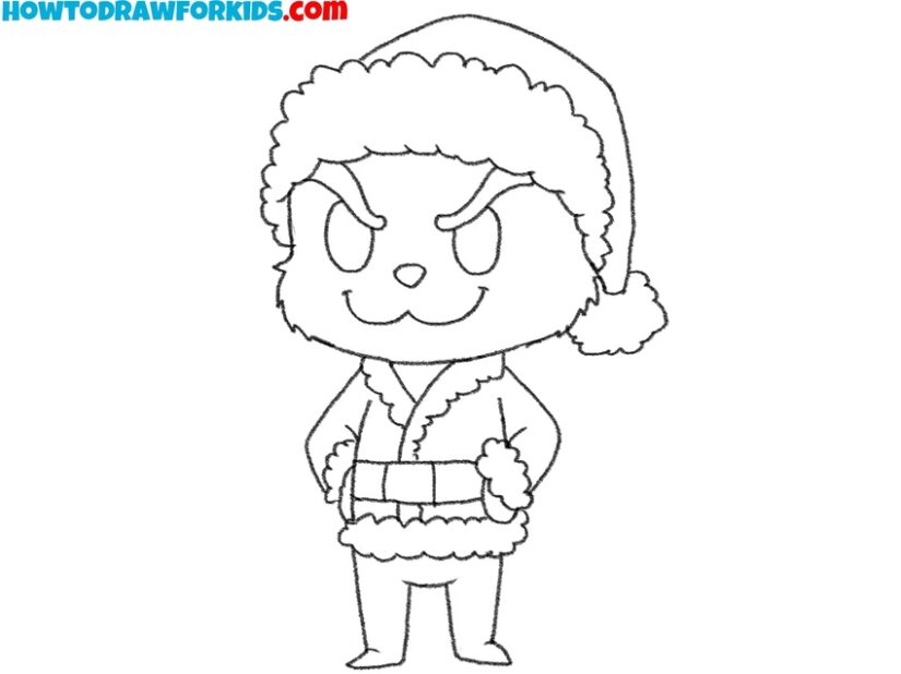 How to Draw the Grinch - Easy Drawing Tutorial For Kids