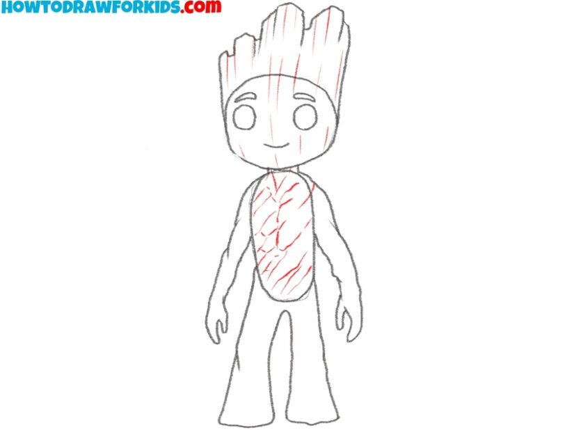 How to Draw Groot - Easy Drawing Tutorial For Kids