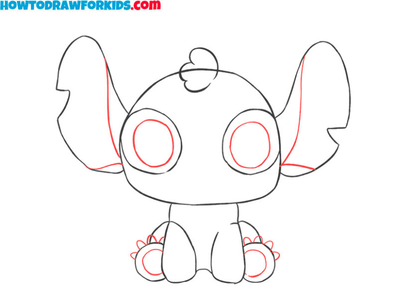 How to Draw Stitch - Easy Drawing Tutorial For Kids