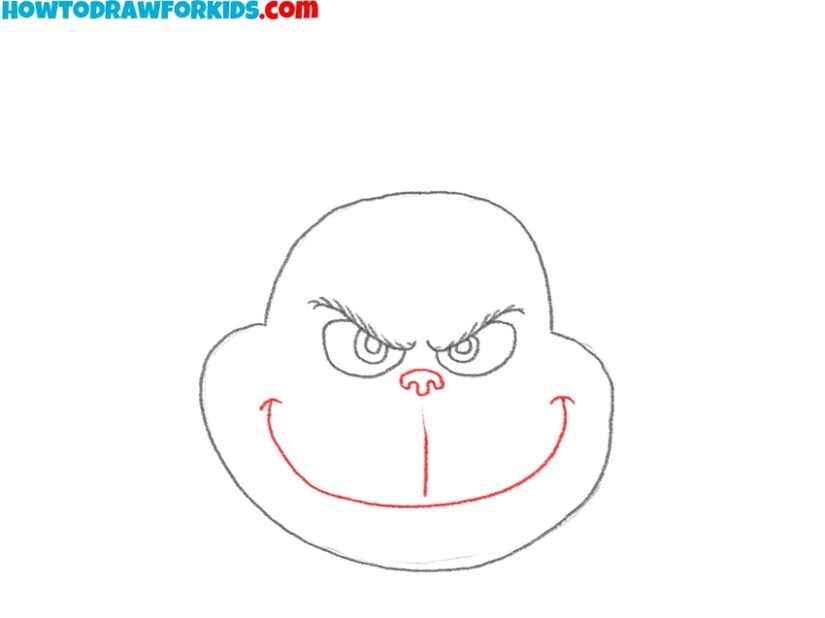 How to Draw the Grinch’s Face - Easy Drawing Tutorial For Kids