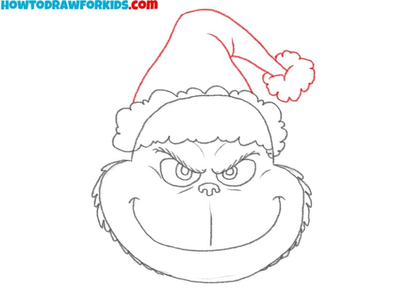 How to Draw the Grinch’s Face - Easy Drawing Tutorial For Kids