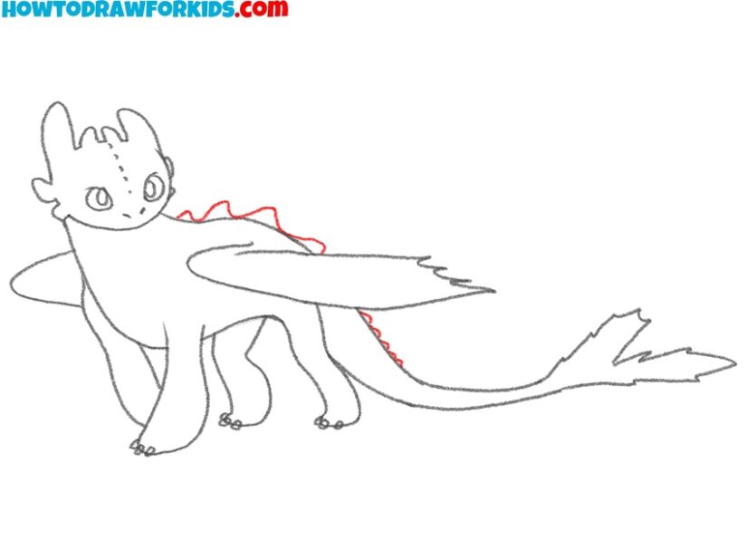 How to Draw Toothless - Easy Drawing Tutorial For Kids