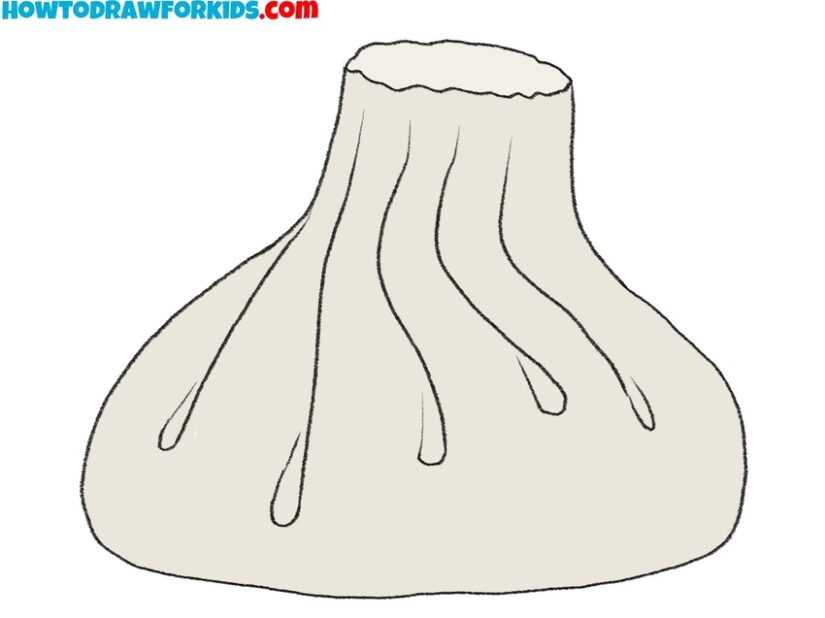 How to Draw a Dumpling - Easy Drawing Tutorial For Kids