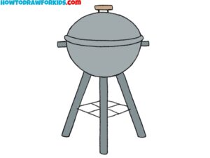 How to Draw a Grill - Easy Tutorial For Kids