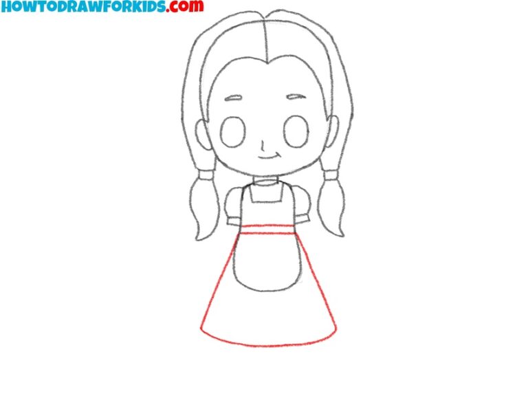 How to Draw Dorothy Gale - Easy Drawing Tutorial For Kids