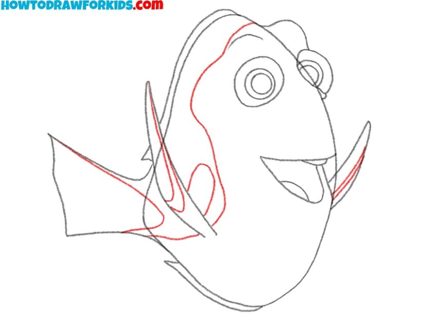 How to Draw Dory - Easy Drawing Tutorial For Kids