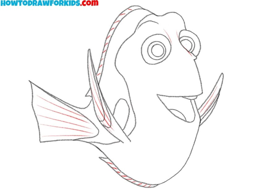 How to Draw Dory - Easy Drawing Tutorial For Kids