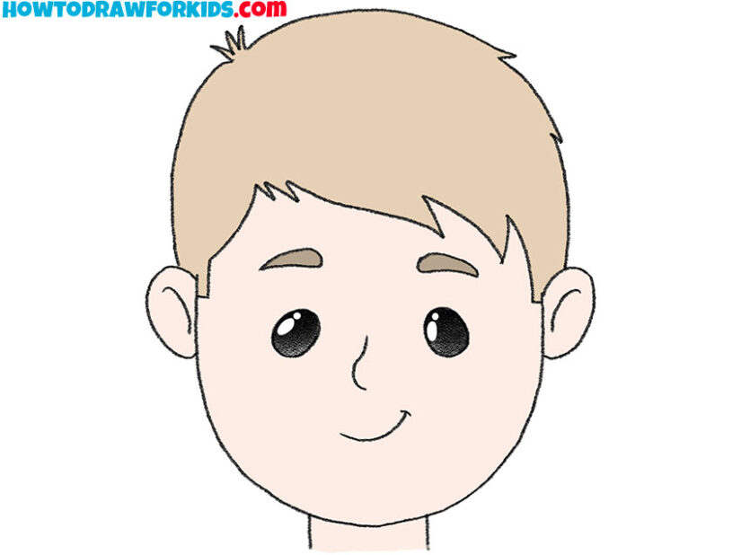 How to Draw a Child's Face - Easy Drawing Tutorial For Kids