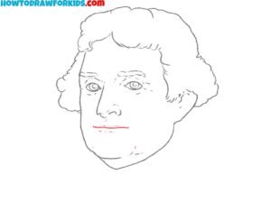 How to Draw Thomas Jefferson - Easy Drawing Tutorial For Kids
