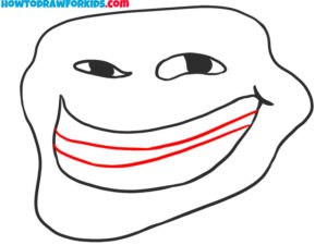 How to Draw Trollface - Easy Drawing Tutorial For Kids