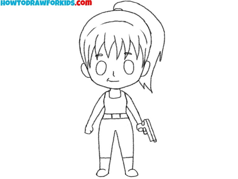 How to Draw Sarah Connor - Easy Drawing Tutorial For Kids