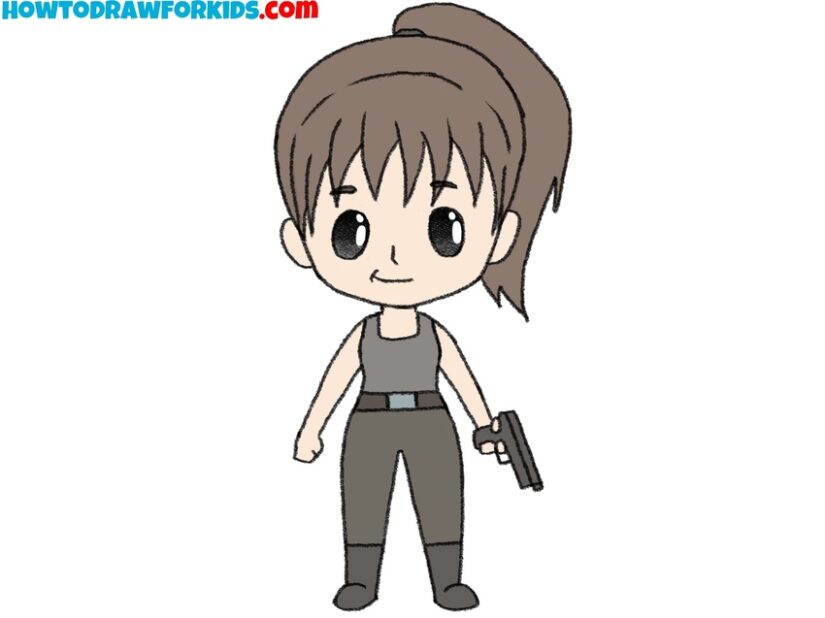How to Draw Sarah Connor - Easy Drawing Tutorial For Kids